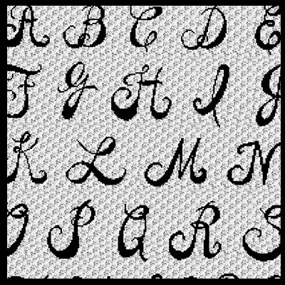 Alphabet Sets A to Z C2C Graph Crochet Graphgan Graph Chart Patterns ...