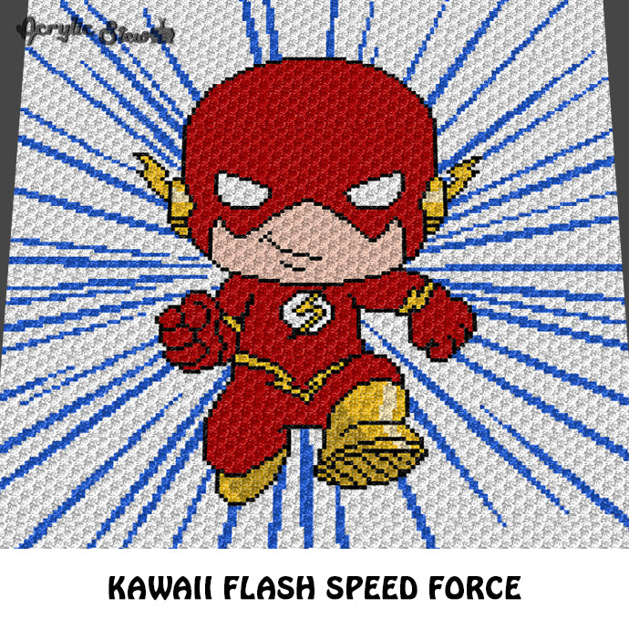 The Flash Kawaii Chibi Mini DC Comics Superhero Television Cartoon cro ...